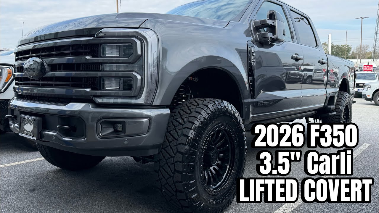 2026 Ford F350 Platinum Plus 3.5” Carli Backcountry LIFTED CARBONIZED ...
