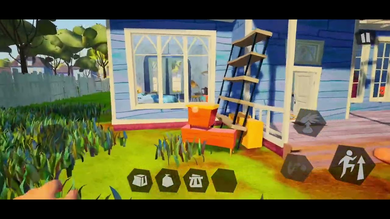 Playing hello neighbor - YouTube