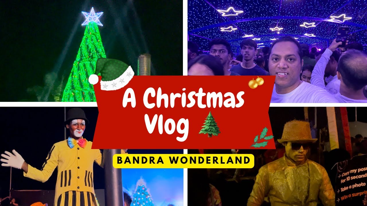 Bandra wonderland Christmas lights show - YouTube