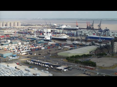 Immingham Docks England By Drone 2023 - YouTube