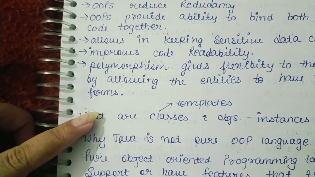 JAVA BASIC OOPS CONCEPTS | FEATURES OF JAVA - YouTube