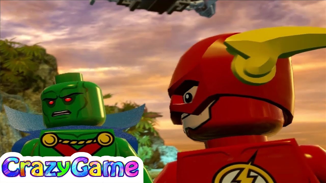 Lego Batman 3 Episode 10 - Cyborg, The Flash, Martian Manhunter vs ...