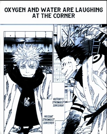 Oxygen and water 🔥{jjk edit} #foryou #anime #fyp #foryou #jujutsukaisen ...