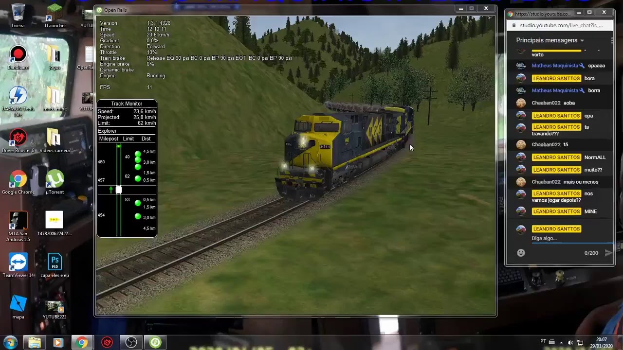 LIVE OPEN RAIL - YouTube