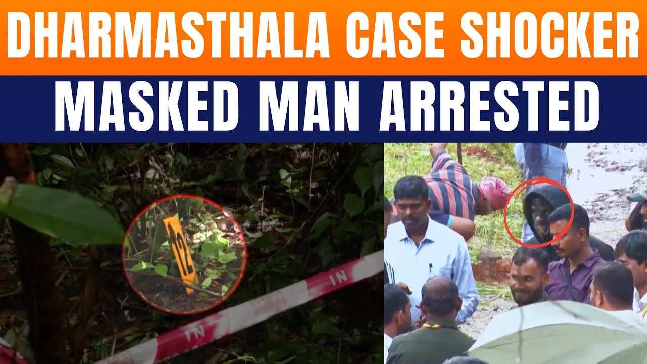 Dharmasthala Masked Man Arrested: Whistleblower Turns Prime Accused ...