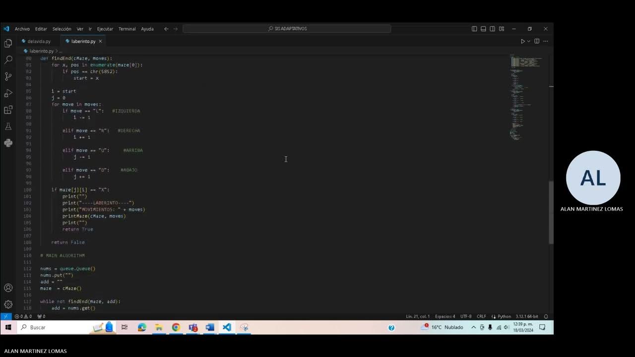 PRACTICA 3.PROGRAMACION DE SISTEMAS ADAPTATIVOS - YouTube