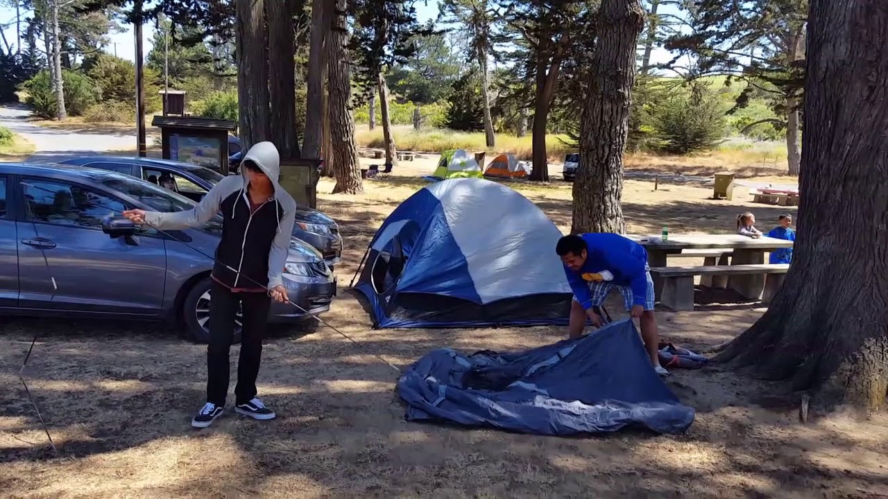 Sunset State Beach Camping - YouTube