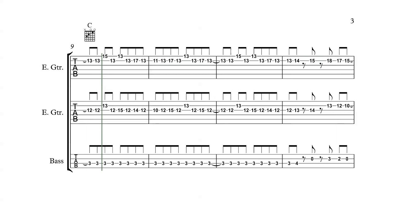 Mega Man 3 (NES) - Top Man - Guitar/Bass Tabs + Chords - YouTube