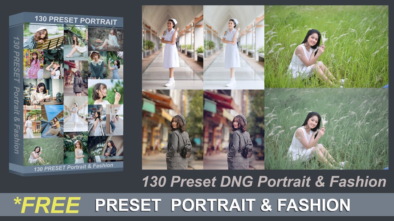 PRESET MODEL, PORTRAIT & FASHION (Free Download) - YouTube