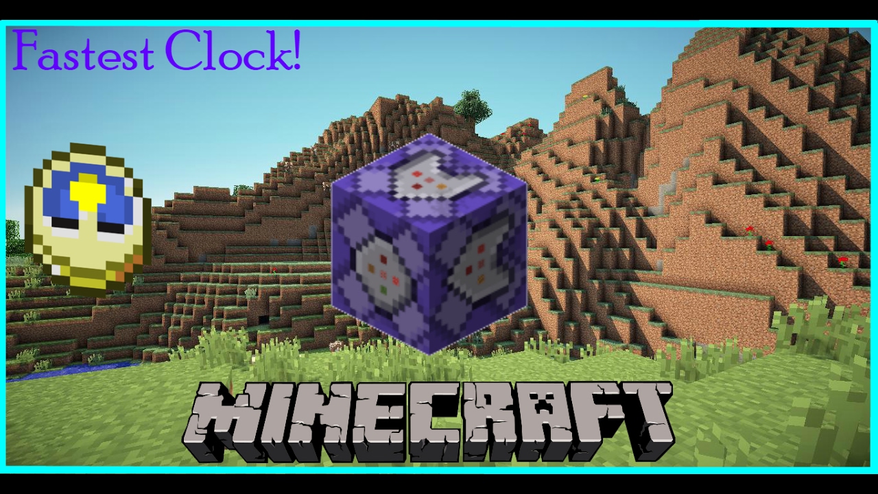 Fastest Clock in Minecraft! | 1.9 Command Blocks! - YouTube