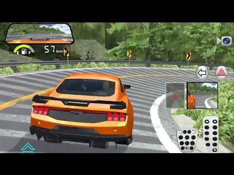 Brand New Orange Color Car Is Ready For Racing | 3D Driving Class ...
