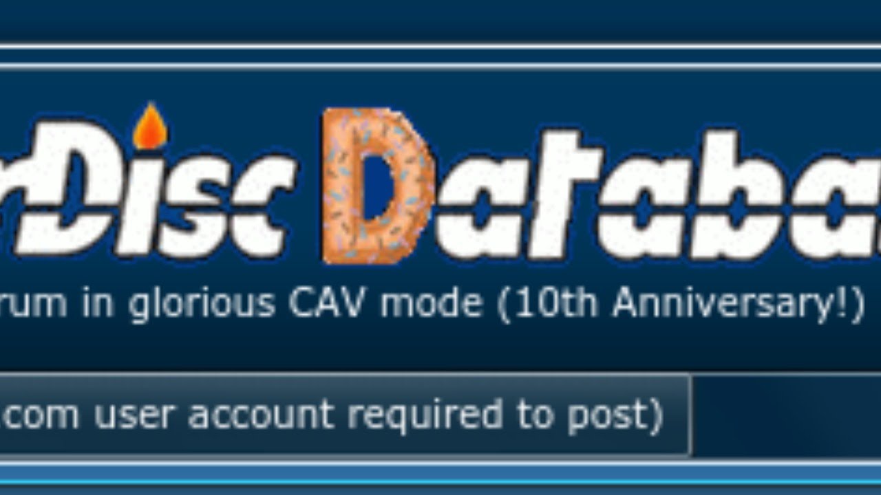 laserdisc database - YouTube