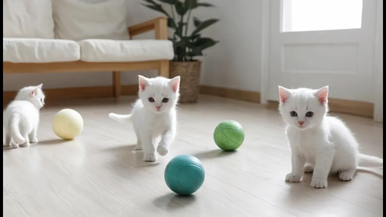 Cute cats play | cute cats playing | baby cats play | baby cats #cat # ...