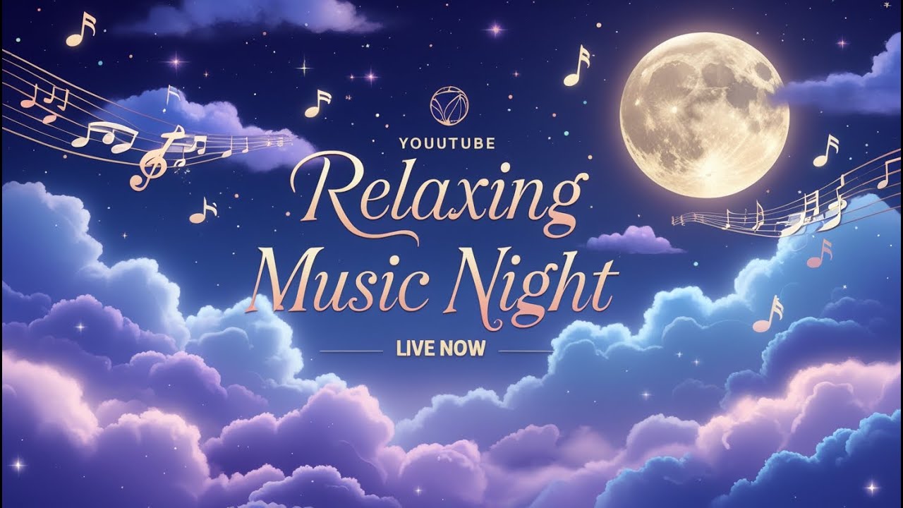 "Relaxing Music Night 🌙 | Soothing AI-Inspired Melodies to Unwind 🎶 ...