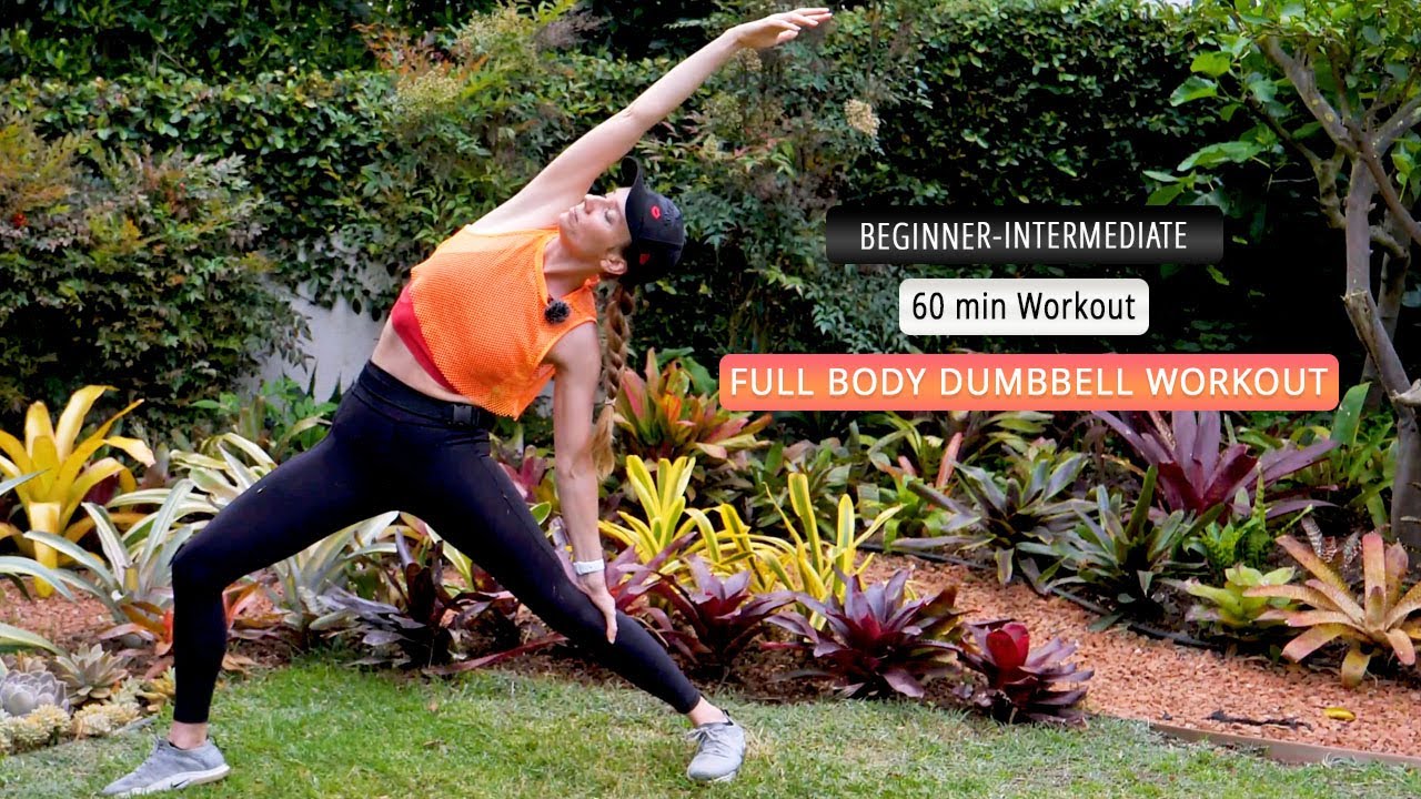 60 min Full Body Workout with Weights - Day 9 Yoga Sculpt Series - YouTube