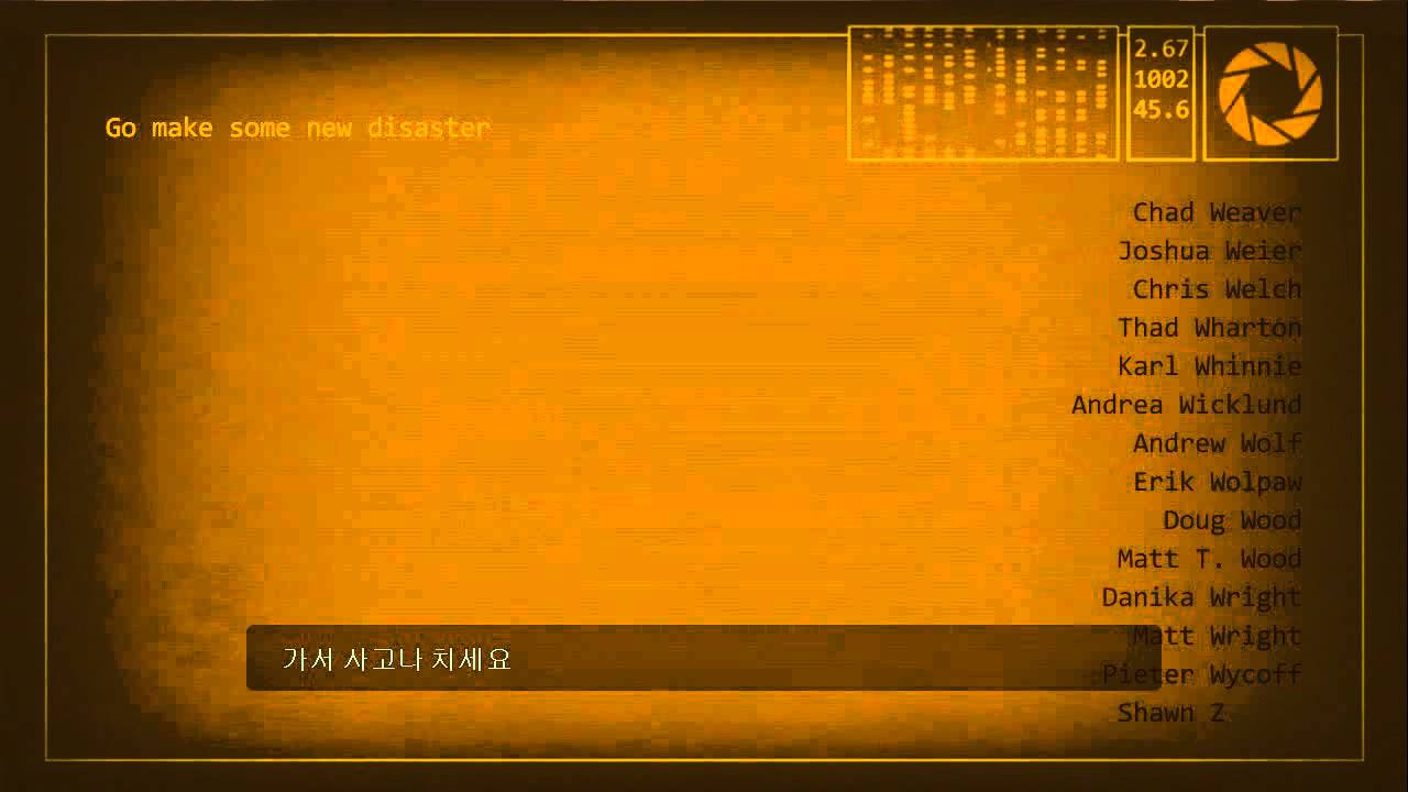 포탈2 엔딩곡 - Want you gone [Portal 2 Ending Credits Song] - YouTube
