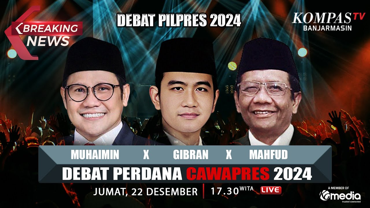 BREAKING NEWS LIVE DEBAT CAWAPRES 2024 - Muhaimin, Gibran dan Mahfud ...
