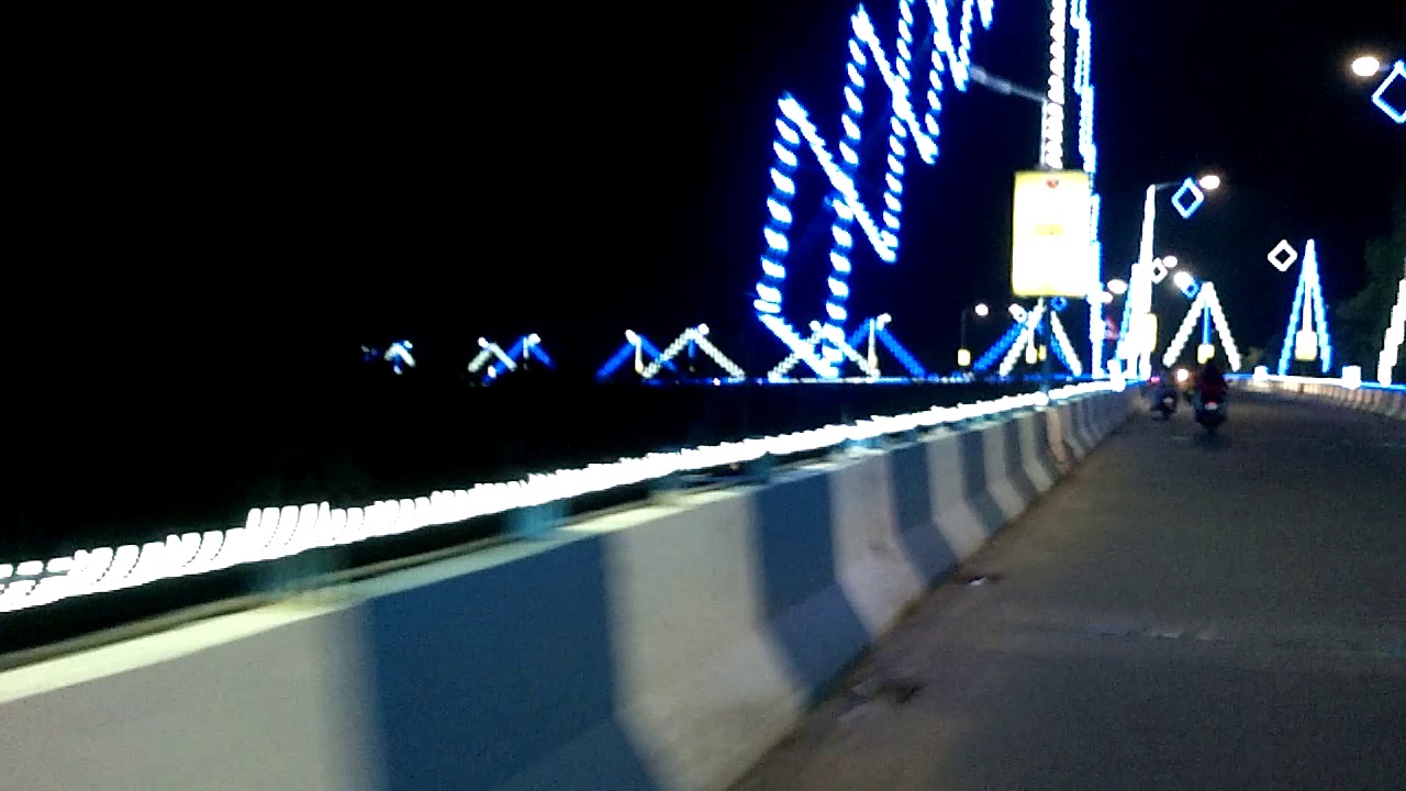 2020 Kharagpur IIT flyover bridge Lighting decoration in behalf of ...