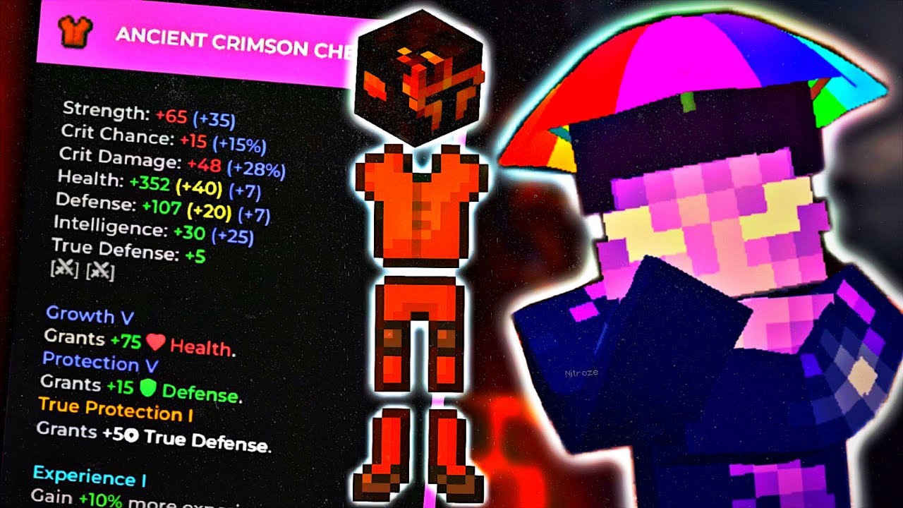 Trying this insane new armor set... (Hypixel Skyblock) - YouTube