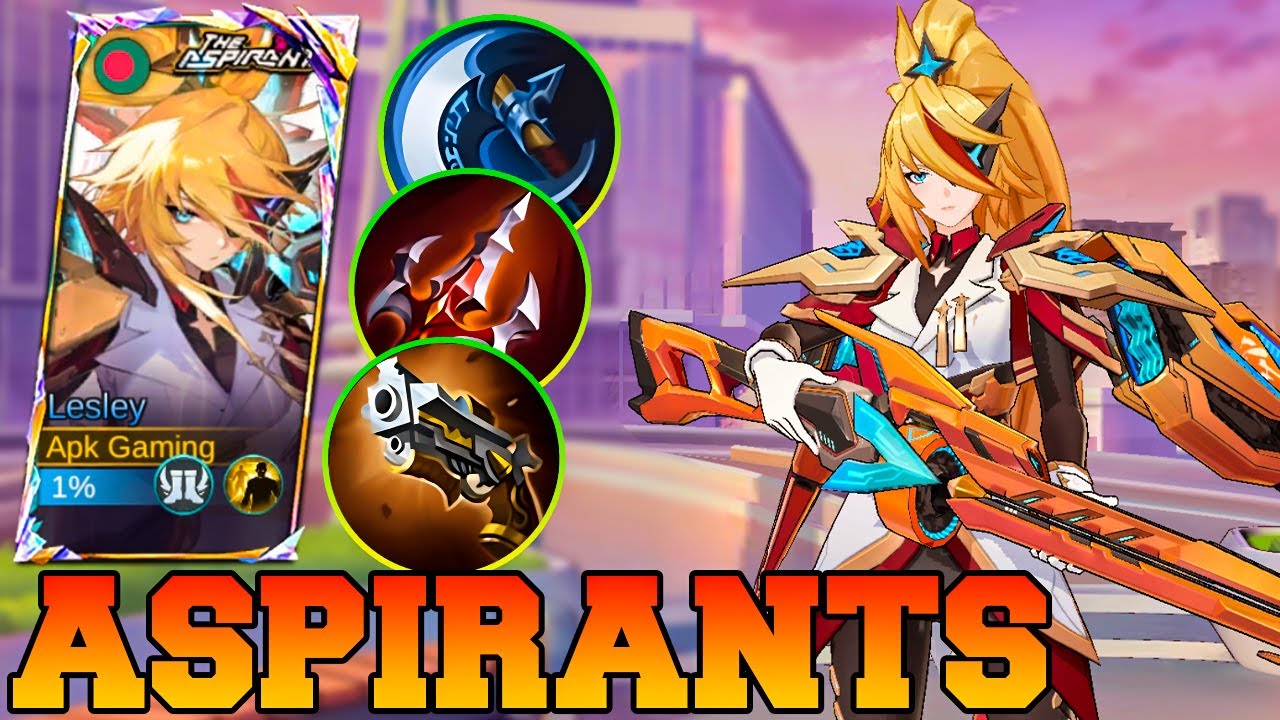 Lesley Aspirant Skin Gameplay Effects Animation | Deadeye Spectre Skin Spotlight Mobile Legends ...