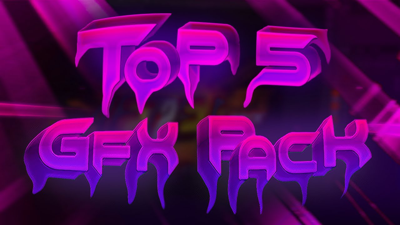 TOP 5 GFX PACK! (PSD) - YouTube