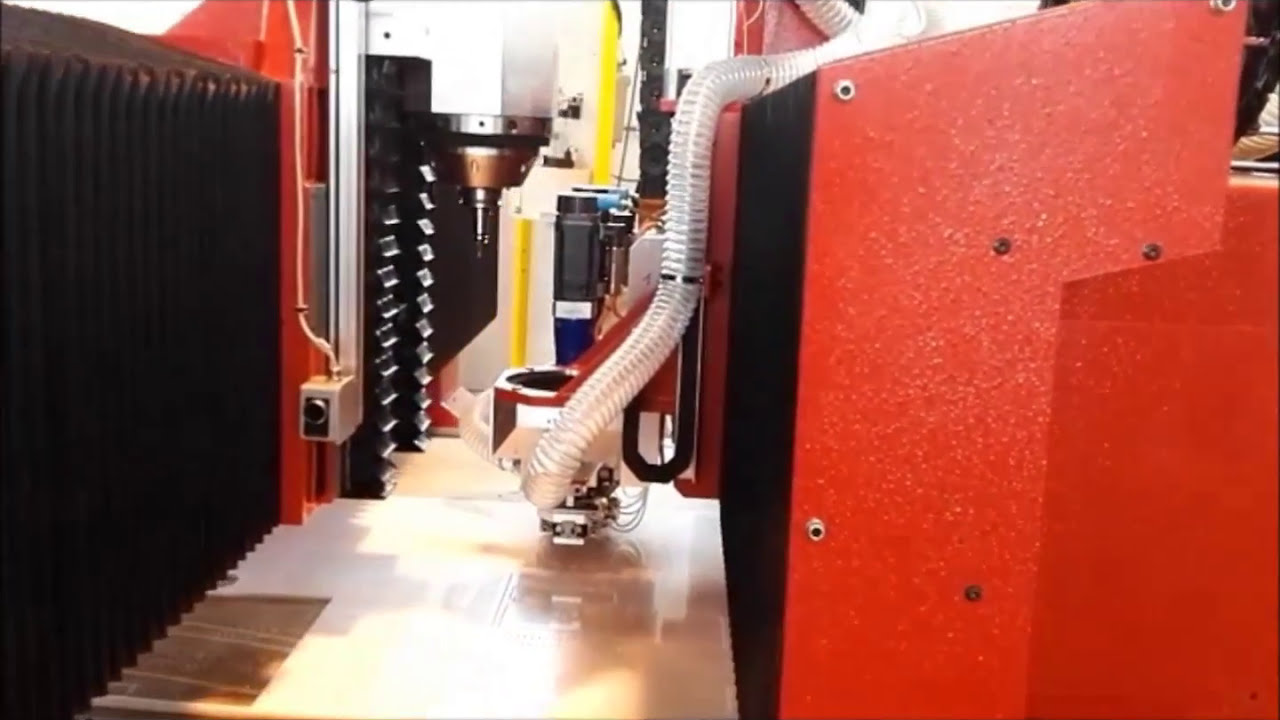 Belotti SpA NOVA cnc machining center for acrylic cutting - YouTube