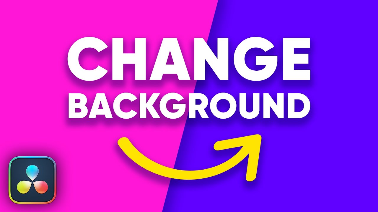 How to Change Background Color in DaVinci Resolve - YouTube