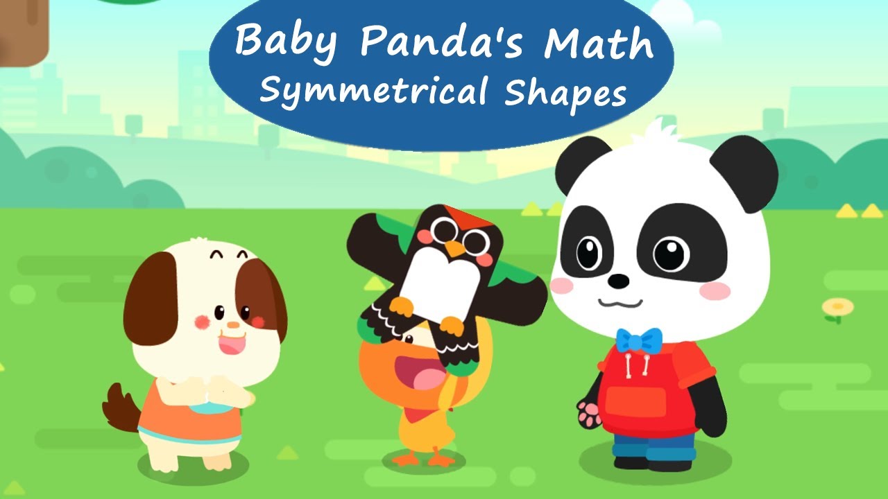 Baby Panda's World Of Math #44 - Learn About Symmetrical Shapes with ...