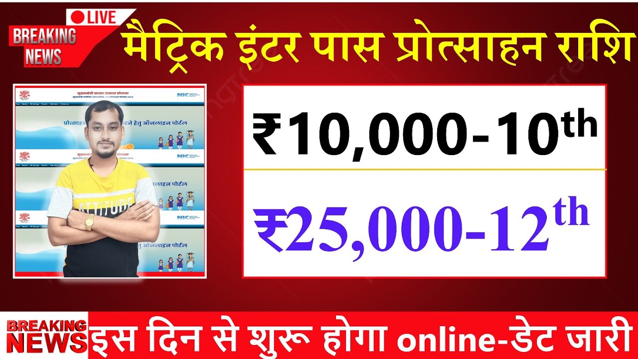 Bihar board matric pass protsahan rashi 2025 kab milega |Bihar board ...
