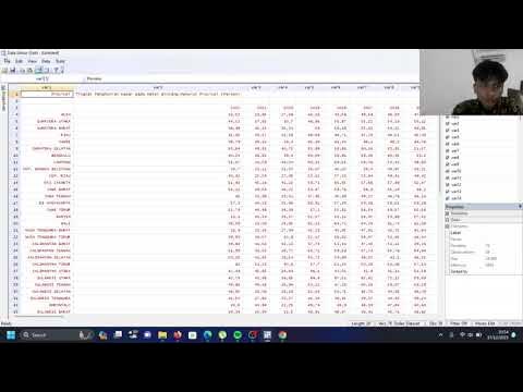 Analisa Statistic Menggunakan Stata - 13 | Zibran F - YouTube