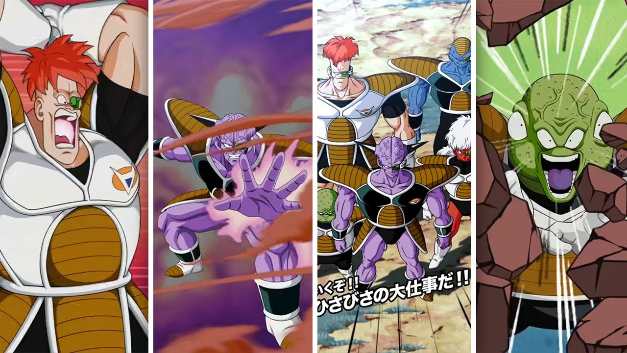 *NEW* LR CAPTAIN GINYU & GINYU FORCE ALL SUPER ATTACK ANIMATIONS! (DBZ ...