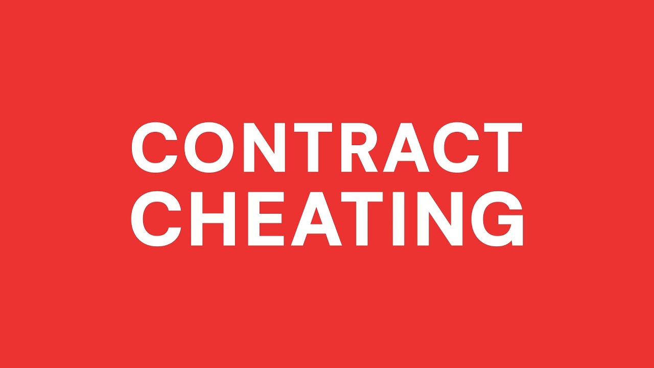 Contract Cheating - YouTube