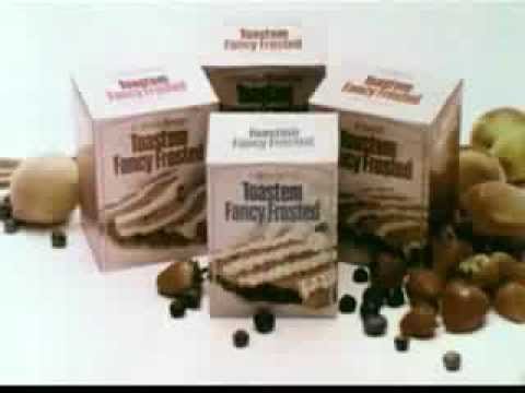 Vintage Old Post Toast'ems Fancy Frosted Pastry Commercial 1960's pop ...