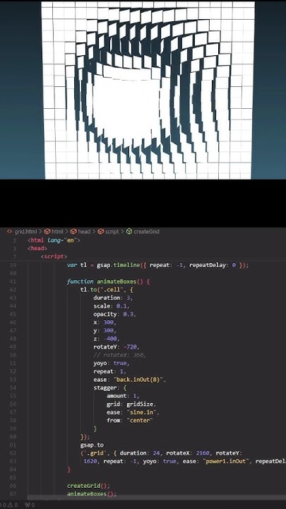 Grid Rotation Html Css Coding Shorts 🖇️ Coding Shorts Computerscienceconcepts Html Css