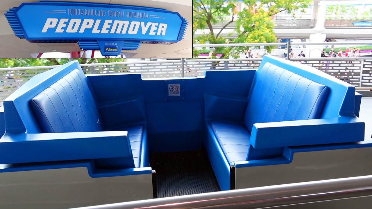 PeopleMover Front Row POV Ride 2021 at Magic Kingdom with Views of ...