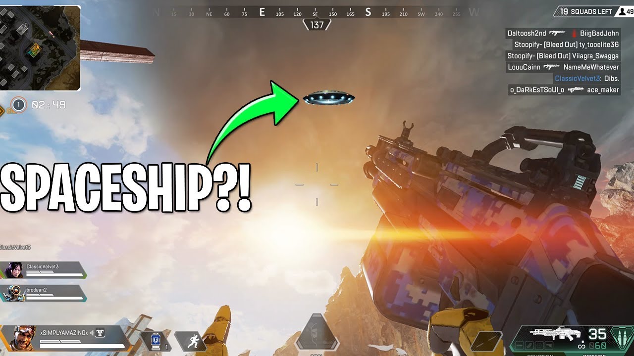 Spaceship Spotted in Apex Legends! - YouTube