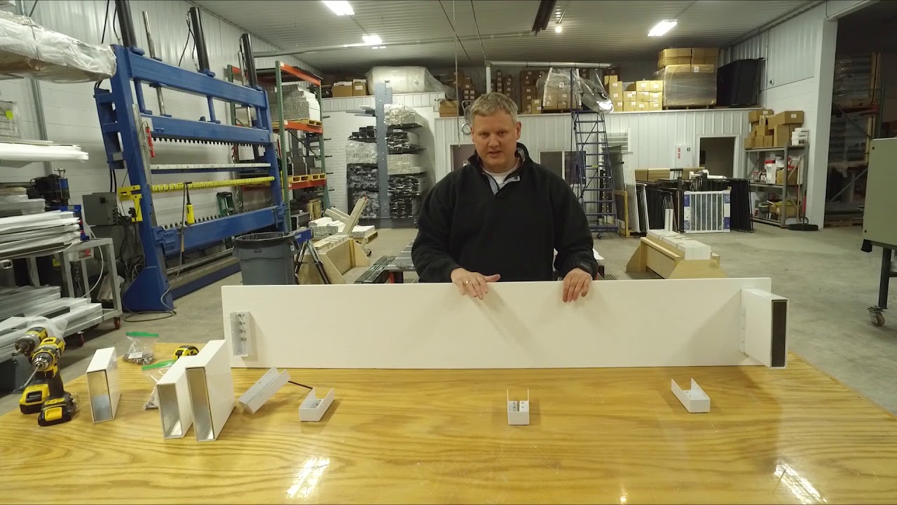 Modern Pergola Kits Step 4 - Attach Ledger to Structure - YouTube