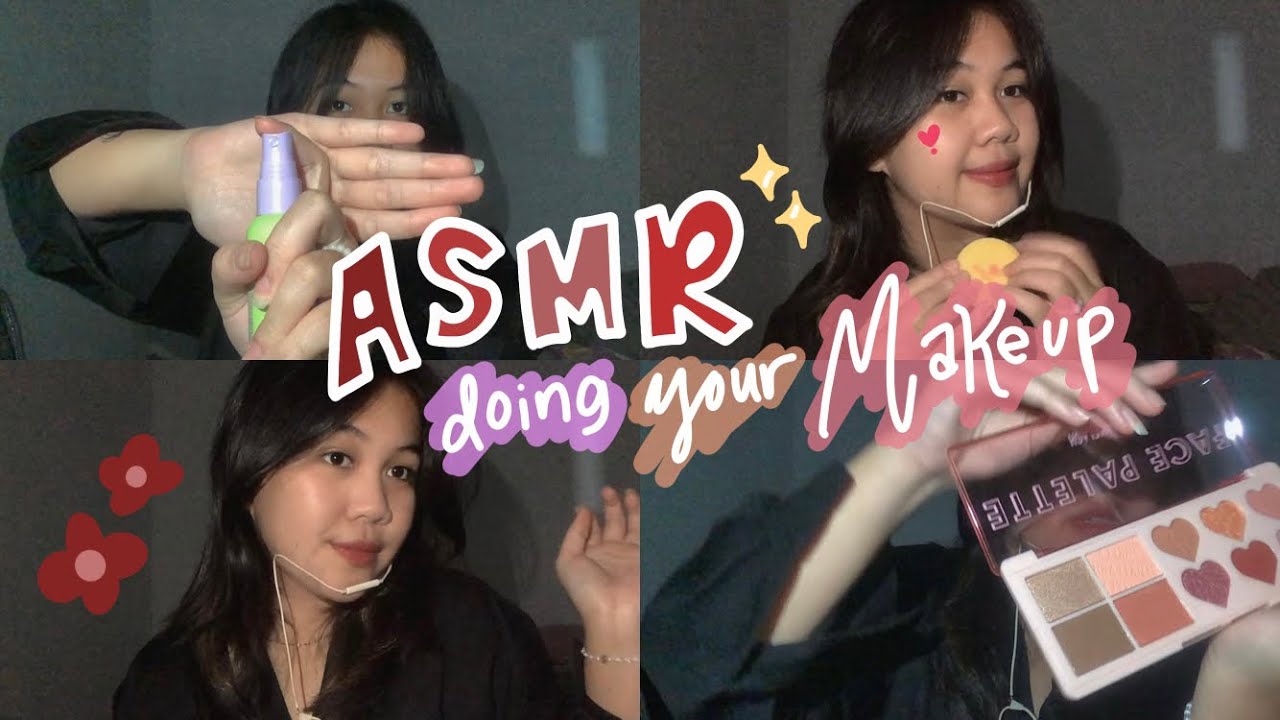 asmr doing makeup on your face 💄💋 - YouTube