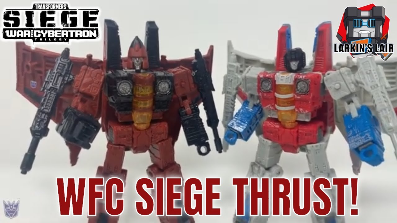 Transform! War for Cybertron Siege Decepticon Thrust Custom, Larkin's ...