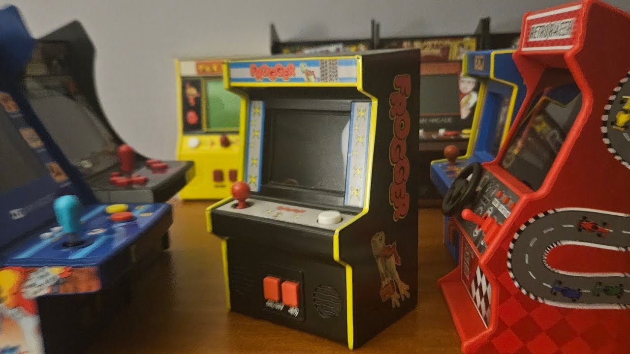 Frogger Mini Arcade Review! Basic Fun! - YouTube