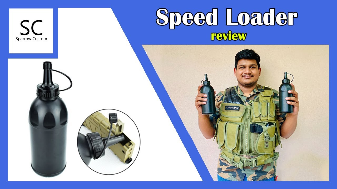 Speed Loader (Feeder Bottle) For Gel Blaster Toy Guns | Sparrow Custom ...