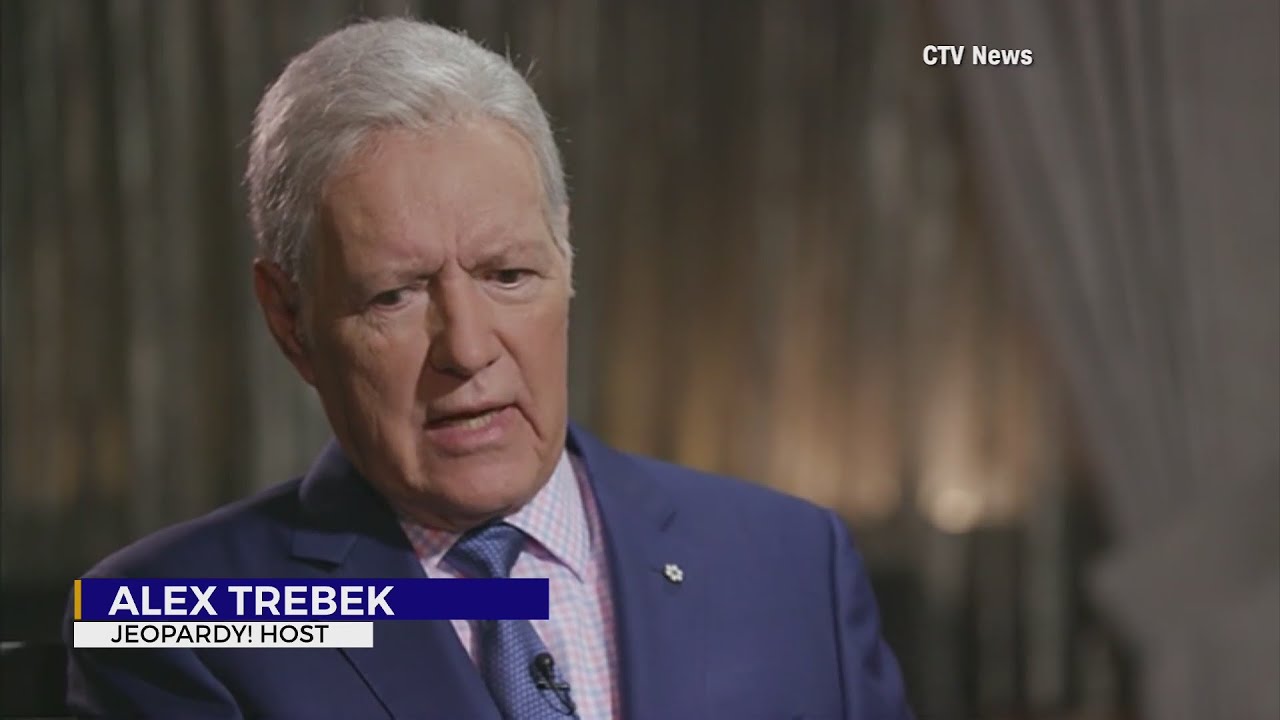 Alex Trebek visits Canada; updates cancer condition - YouTube
