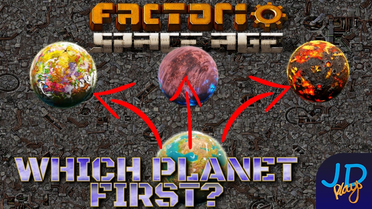 Which PLANET should YOU visit FIRST? ⚙️ Factorio Space Age 🏭 Lets Play ...