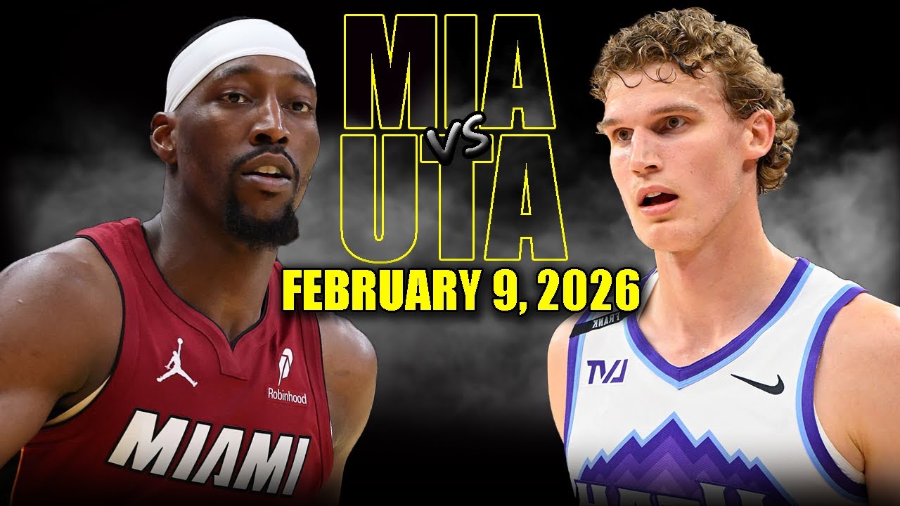 Miami Heat vs Utah Jazz Full Game Highlights – February 9, 2026 | NBA ...