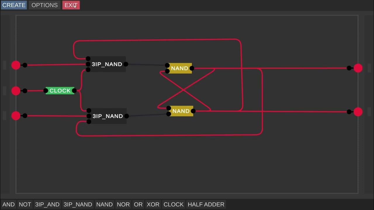 JK Flip Flop in Digital Logic Sim - YouTube