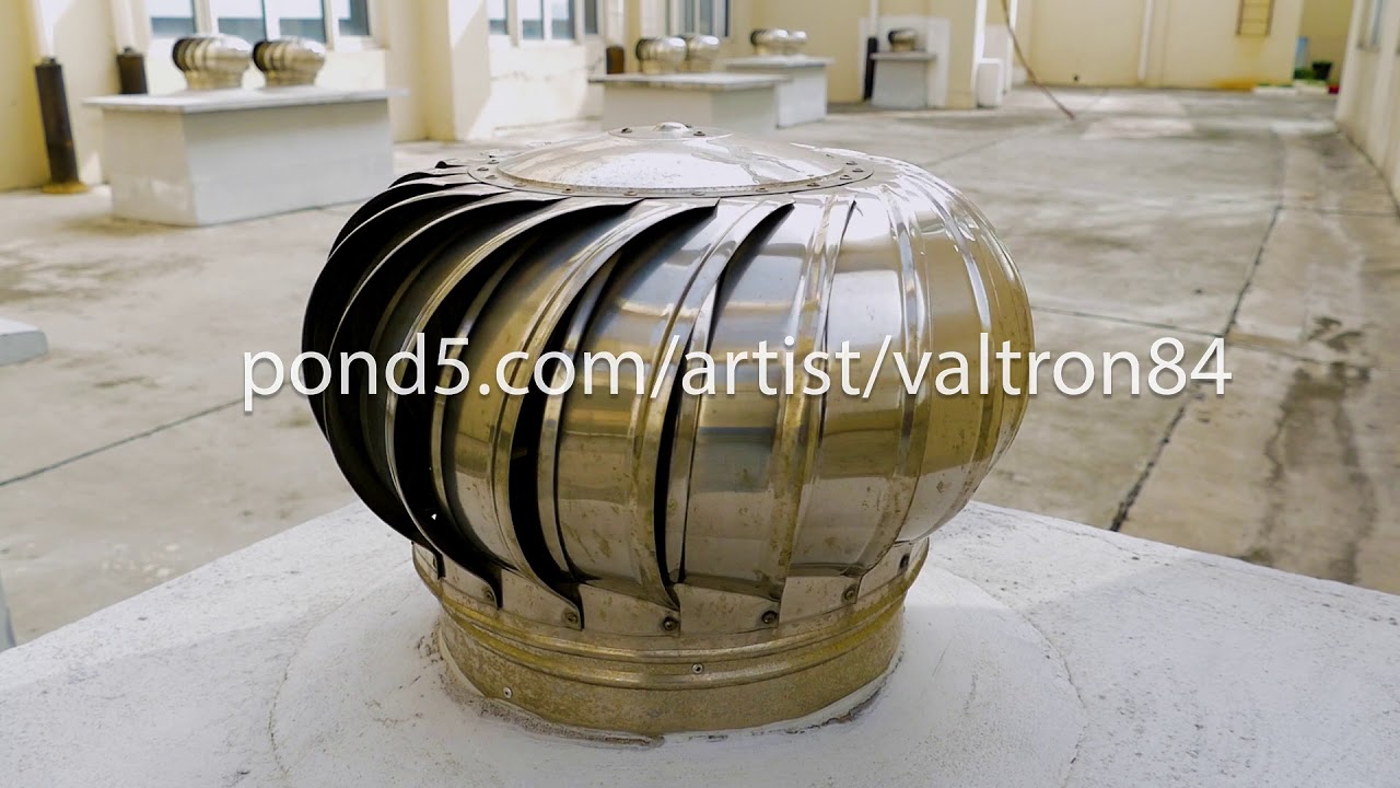 Spinning Roof Vent Turbine