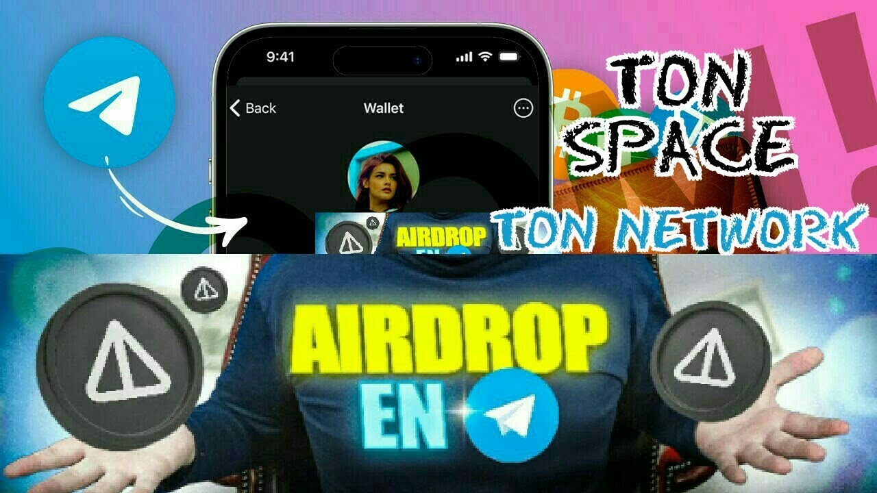Nueva billetera TON SPACE de telegram en la RED TON NETWORK.¿COMO ...