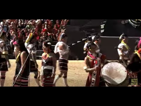 Zeliang Naga dance and folk song at Hornbill festival, Nagaland - YouTube