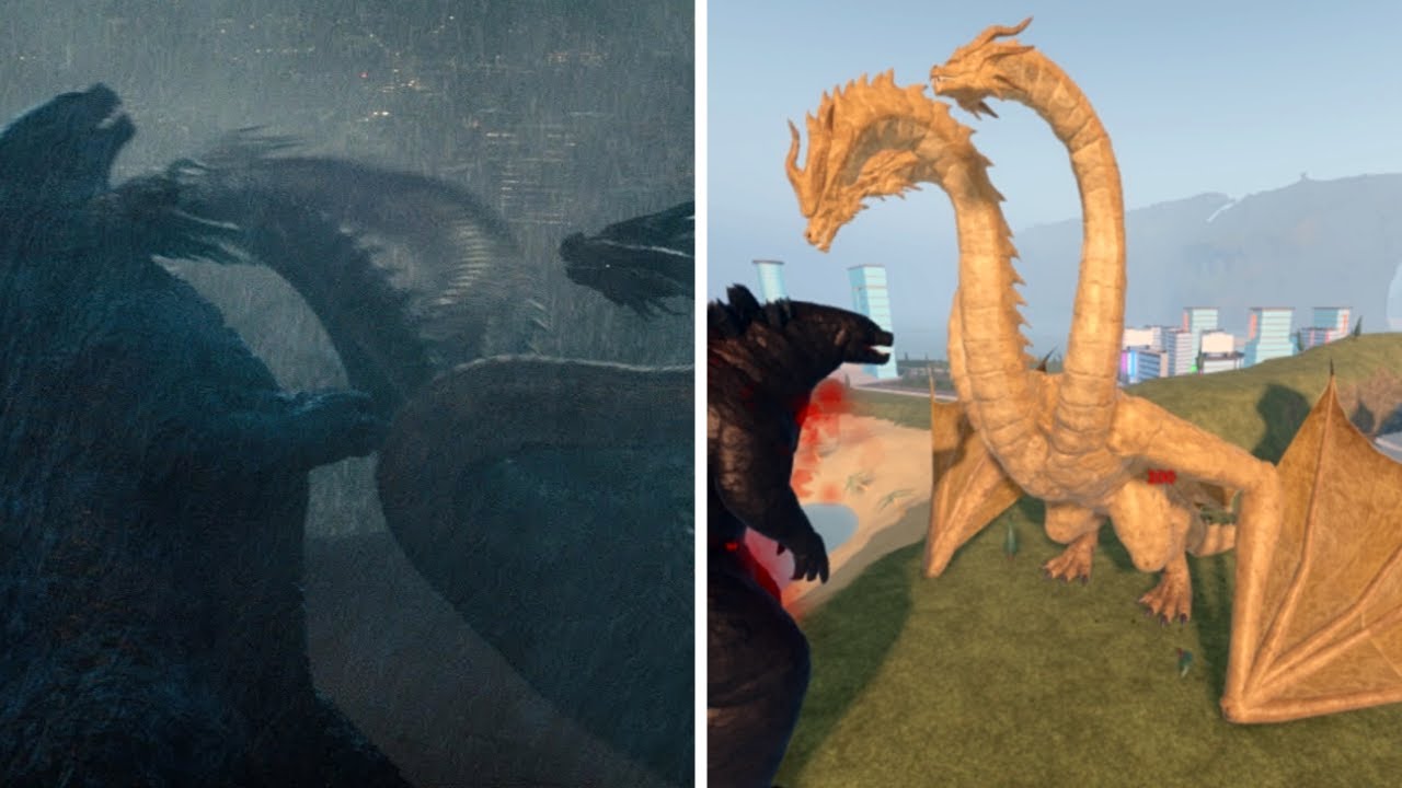 MONSTER ZERO GHIDORAH (Melhores Cenas) Kaiju universe VS Godzilla: King ...