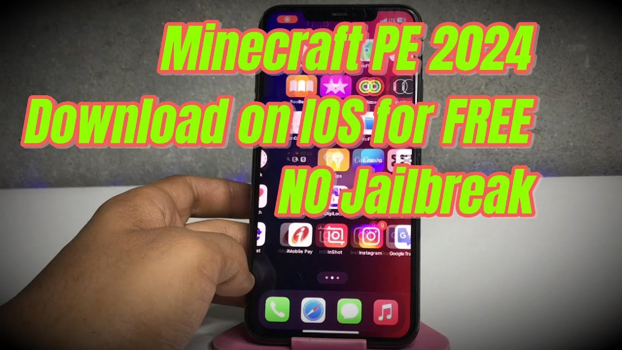 Minecraft PE 2024: How to Download on IOS for FREE | NO Jailbreak - YouTube
